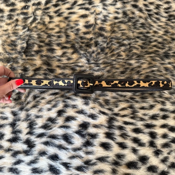 Vintage | Accessories | Vintage Animal Leopard Print Belt | Poshmark